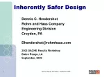PPT - Introduction to Inherently Safer Concepts PowerPoint Presentation ...