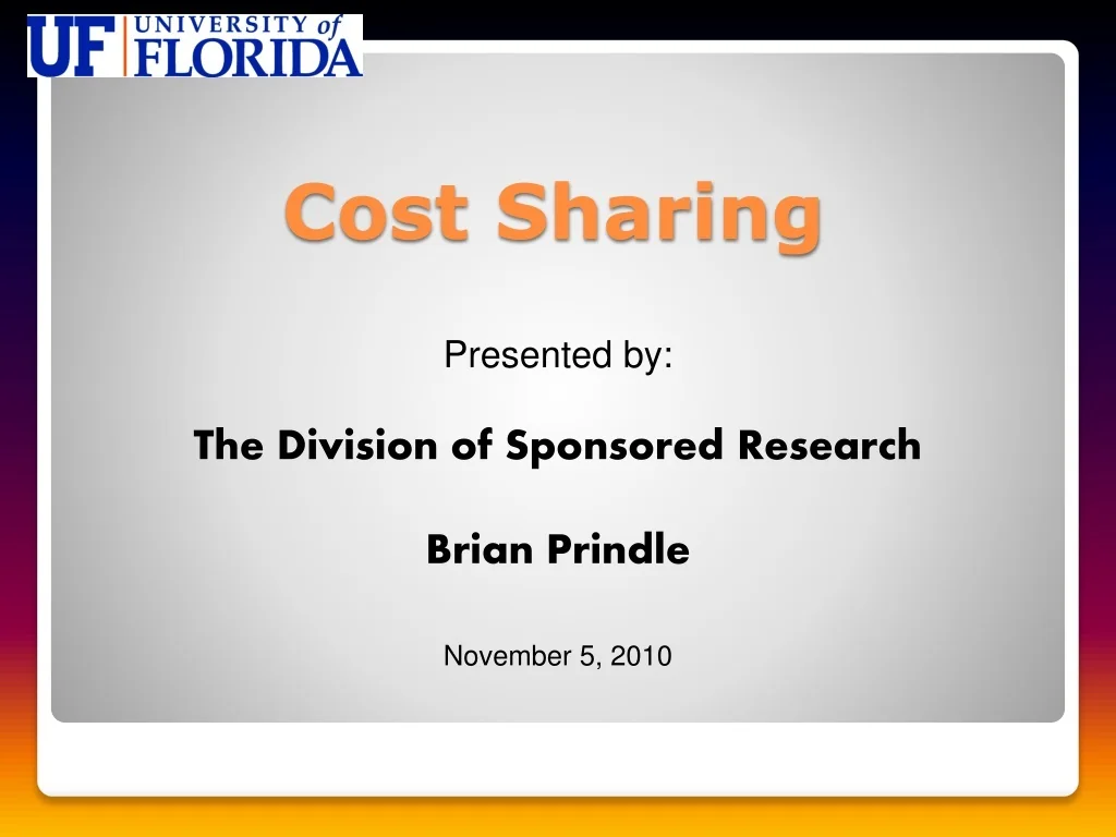 PPT - Cost Sharing PowerPoint Presentation, free download - ID:9303377