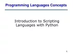 PPT - Scripting Languages PowerPoint Presentation, free download - ID ...