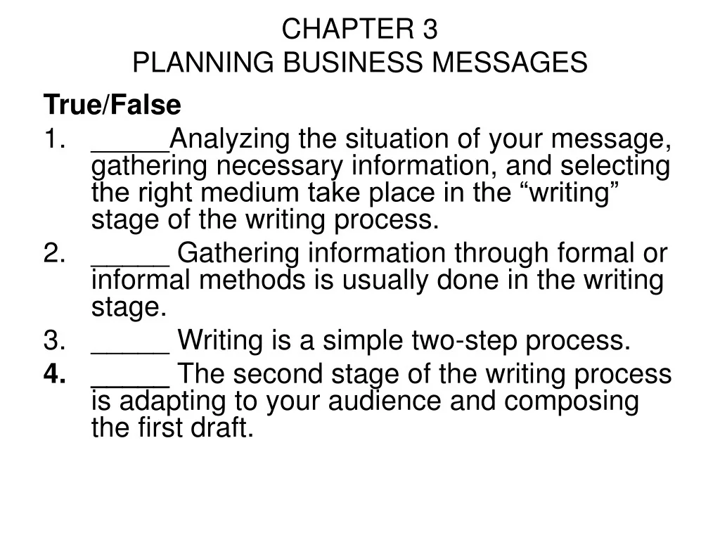 PPT - Effective Business Message Planning Strategies PowerPoint ...