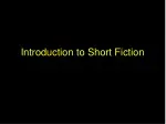 PPT - Introduction to Fiction PowerPoint Presentation, free download ...