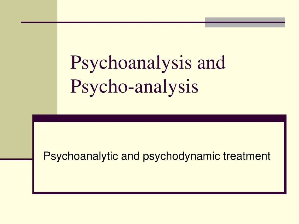 PPT - Freudian Concepts in Psychoanalysis: Theory and Methods ...