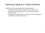 PPT - Cellular System Capacity PowerPoint Presentation, free download ...
