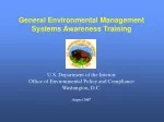 PPT - Environmental Awareness Training PowerPoint Presentation, free ...