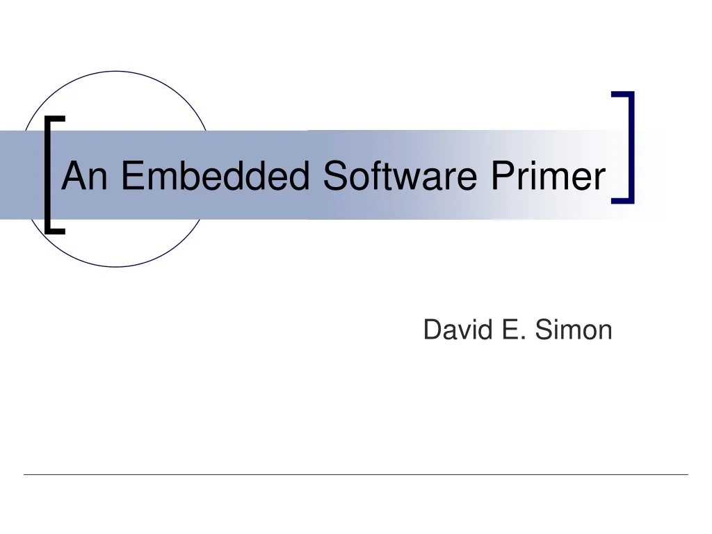 PPT - An Embedded Software Primer PowerPoint Presentation, free ...
