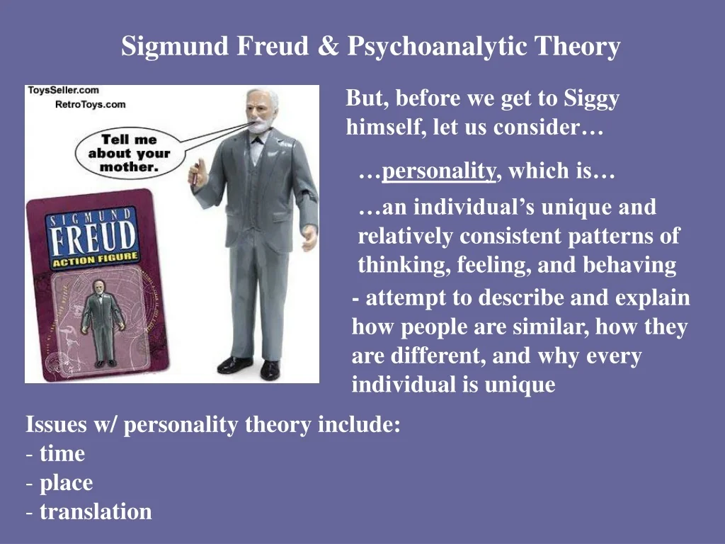 PPT - Sigmund Freud & Psychoanalytic Theory PowerPoint Presentation ...