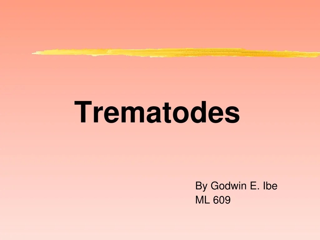 PPT - Trematodes PowerPoint Presentation, free download - ID:9313270