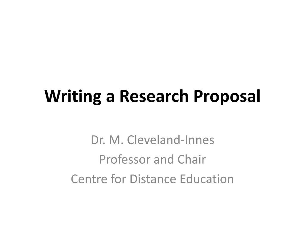 PPT - Writing a Research Proposal: Steps and Best Practices for Success ...