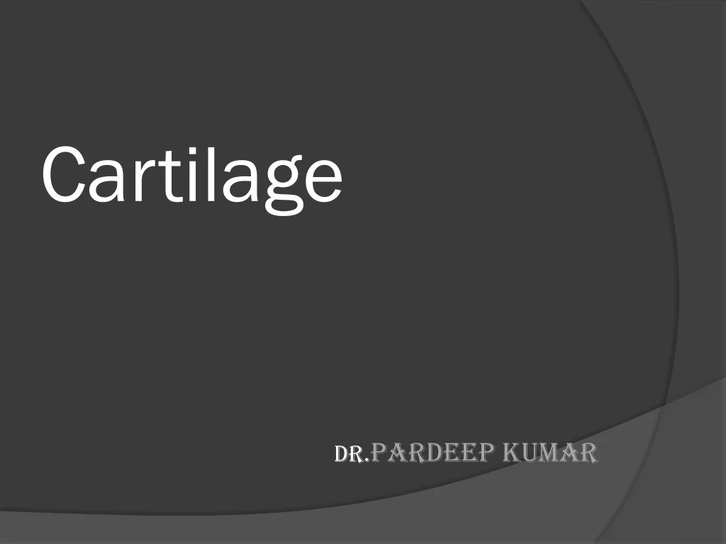 PPT - Understanding Cartilage: Composition, Function, and Growth Mechanisms PowerPoint ...