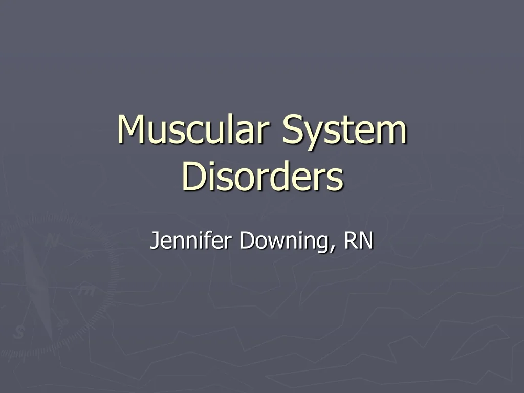 PPT - Muscular System Disorders & Injuries PowerPoint Presentation - ID ...