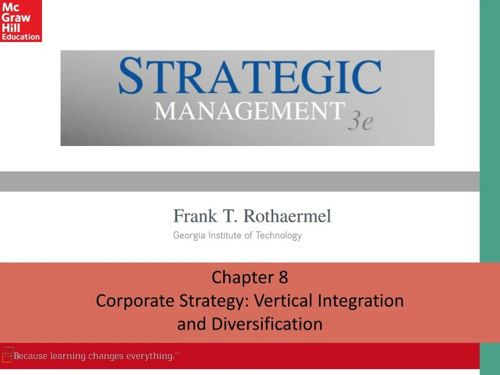 PPT - Exploring Vertical Integration and Diversification in Corporate ...
