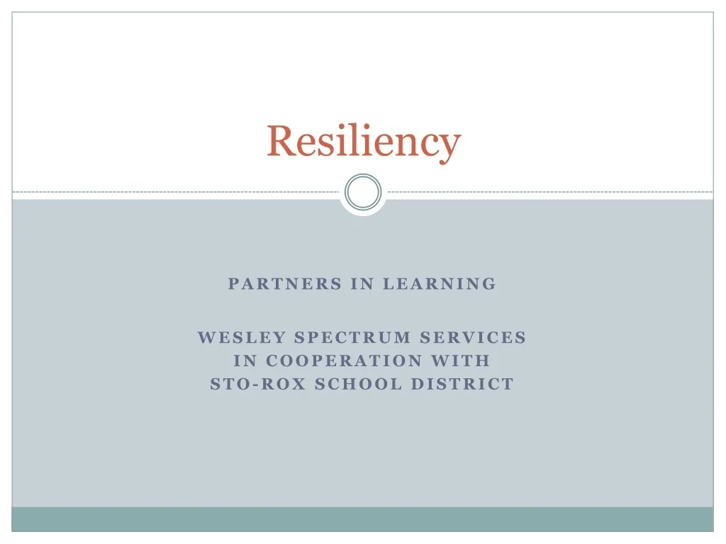 Ppt Resiliency Powerpoint Presentation Free Download Id 9318746