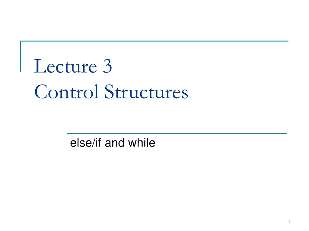 PPT - Mastering Control Structures in Programming PowerPoint ...