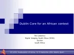 PPT - An Introduction to Dublin Core PowerPoint Presentation, free ...