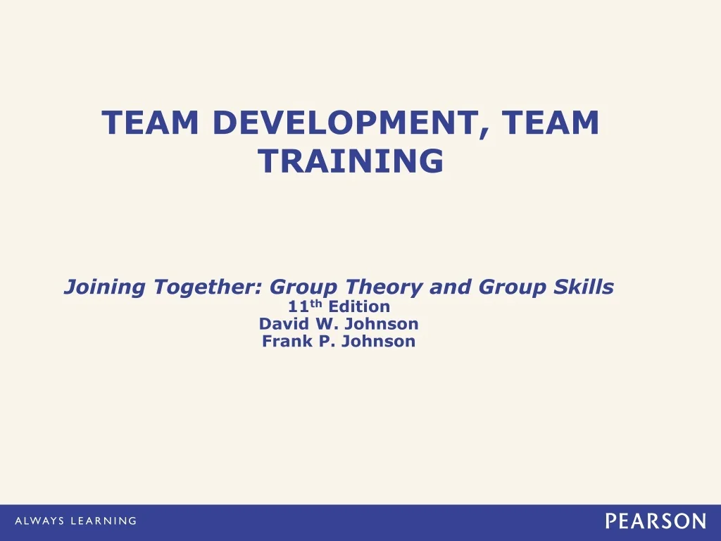 PPT - Effective Team Development: Strategies and Skills for Success ...