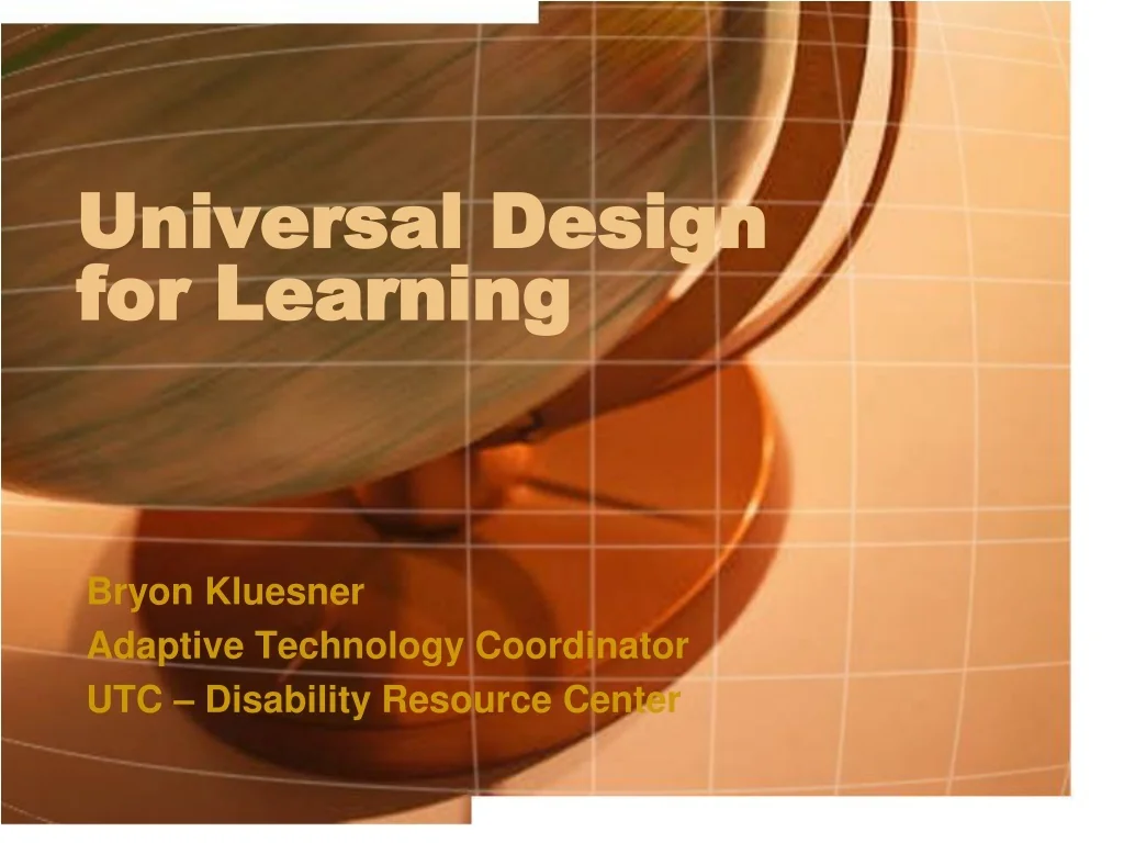 PPT - Universal Design for Learning PowerPoint Presentation, free ...