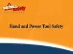 PPT - Hand and Power Tool Safety PowerPoint Presentation, free download ...