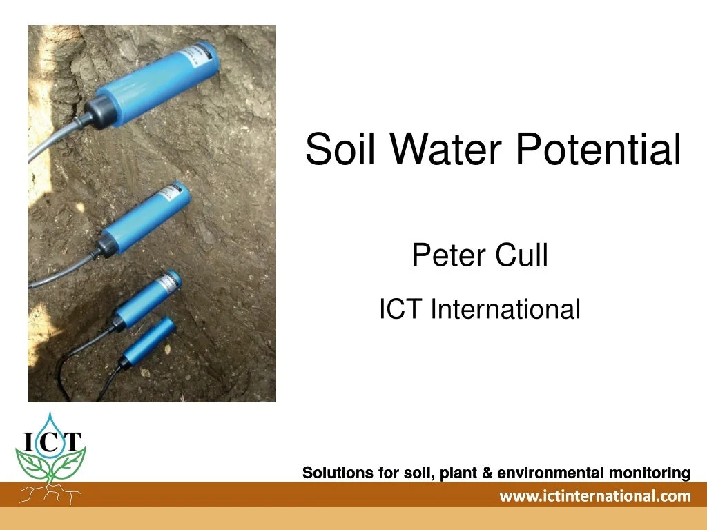 PPT - Soil Water Potential PowerPoint Presentation, free download - ID ...