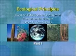 PPT - Introduction to Ecological Principles PowerPoint Presentation ...