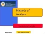 PPT - Methods of Analysis PowerPoint Presentation, free download - ID ...