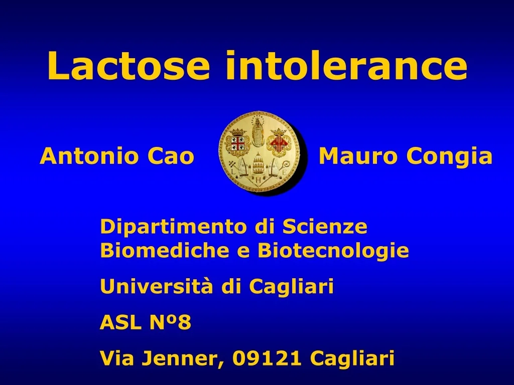 PPT - Understanding Lactose Intolerance: Mechanisms, Genetics, and ...