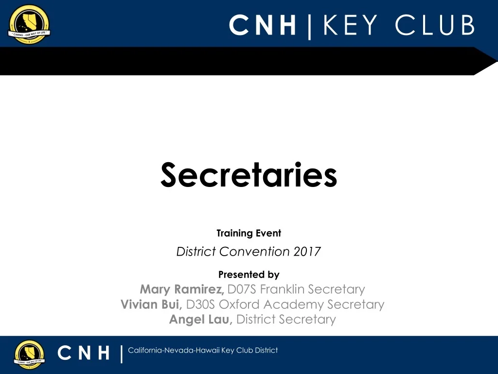 PPT - Secretaries PowerPoint Presentation, free download - ID:9324346