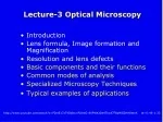 PPT - Lecture-2 Optical Microscopy PowerPoint Presentation, free ...