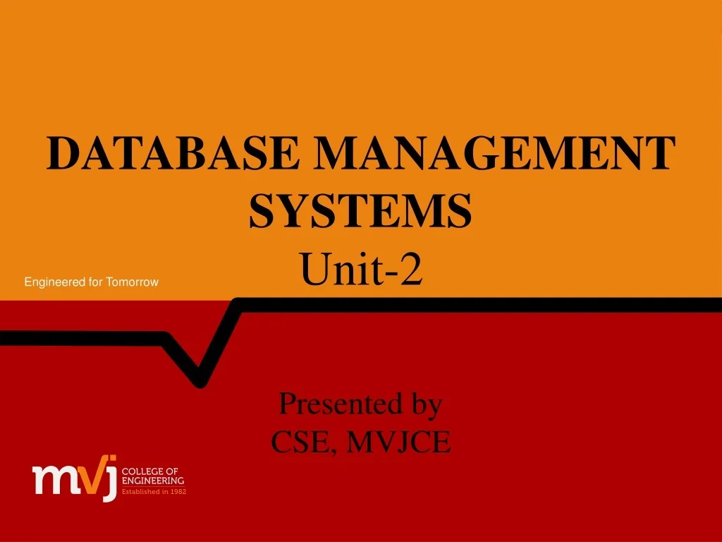 PPT - DATABASE MANAGEMENT SYSTEMS Unit-2 PowerPoint Presentation, free ...