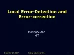 PPT - Chapter 10 Error Detection and Correction PowerPoint Presentation - ID:1159865