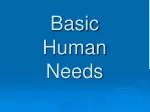 PPT - Chapter 5 Basic Human Needs PowerPoint Presentation, free ...