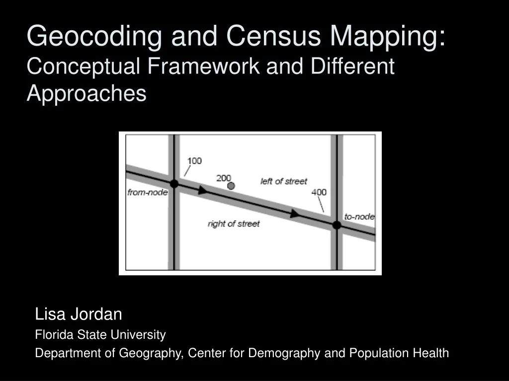 PPT - Geocoding and Census Mapping: Conceptual Framework and Different Approaches PowerPoint ...