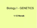 PPT - MCAS BIOLOGY REVIEW GENETICS PowerPoint Presentation, free ...