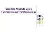 PPT - 3.5 Absolute Value Functions PowerPoint Presentation, free ...