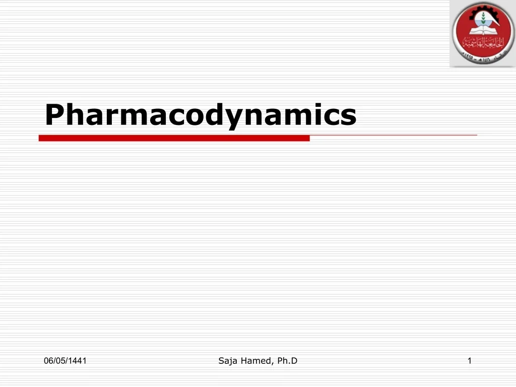 PPT - Pharmacodynamics in Drug Effects PowerPoint Presentation, free ...
