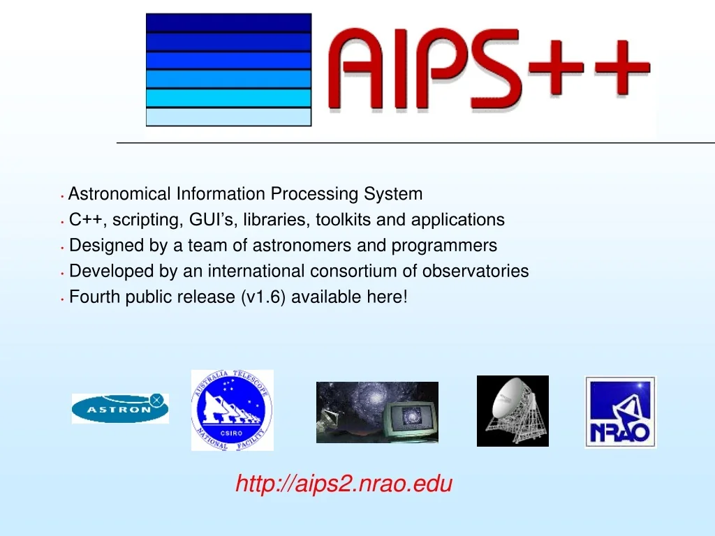 PPT - Astronomical Information Processing System PowerPoint ...