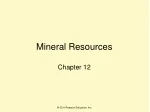PPT - Chapter 16 Mineral Resources PowerPoint Presentation, free ...