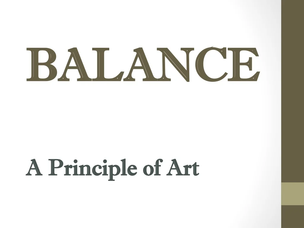 PPT - BALANCE PowerPoint Presentation, free download - ID:9340846