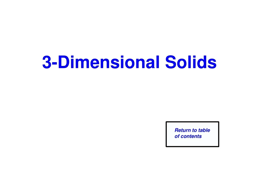 PPT - Interactive 3D Solids: Prisms, Pyramids, Cylinders, Cones ...