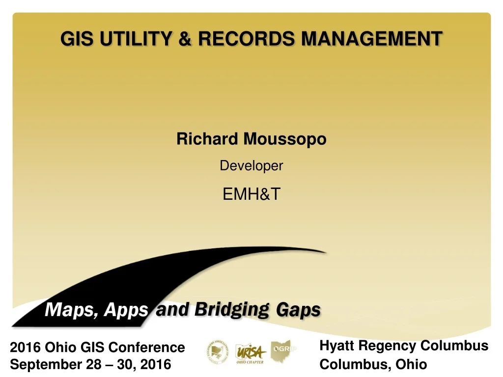 PPT - GIS UTILITY & RECORDS MANAGEMENT PowerPoint Presentation - ID:9342875