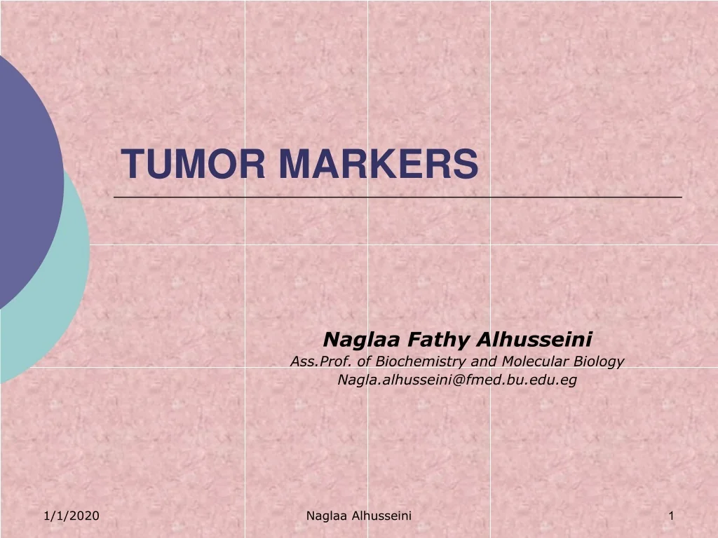 PPT - Understanding Tumor Markers: Types, Uses, and Diagnostic ...