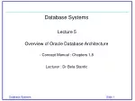 PPT - Exploring the Oracle Database Architecture PowerPoint ...