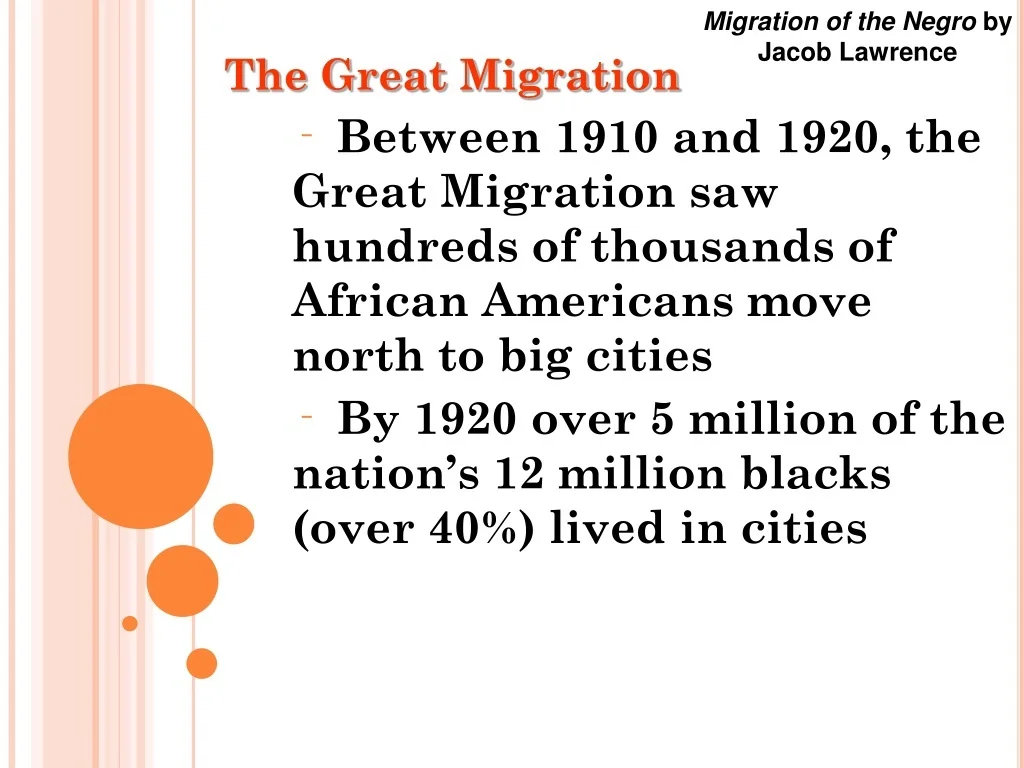 PPT - The Great Migration PowerPoint Presentation, free download - ID ...