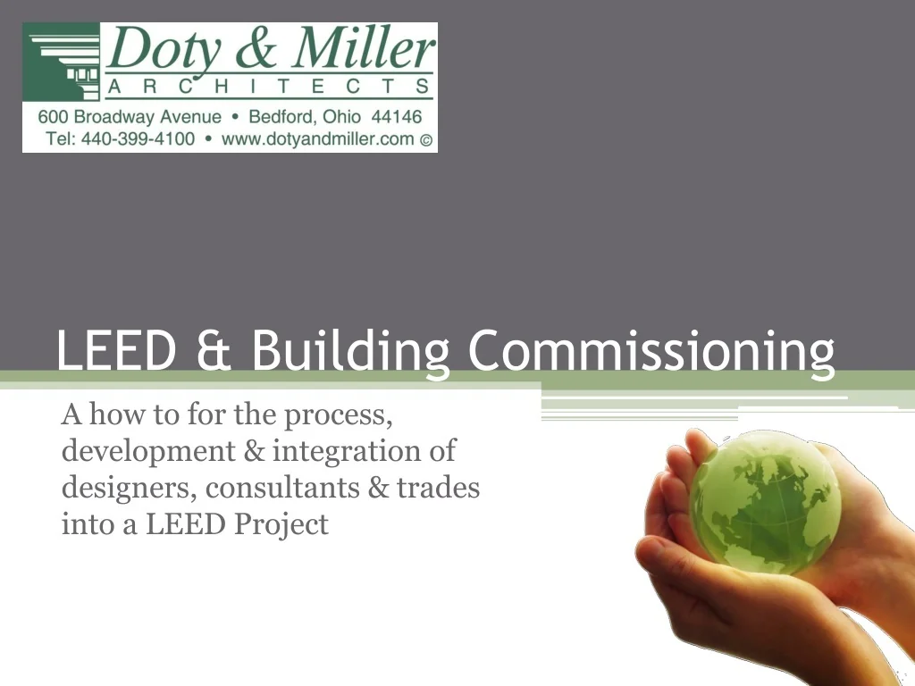 PPT - LEED Building Commissioning Guide PowerPoint Presentation, free ...