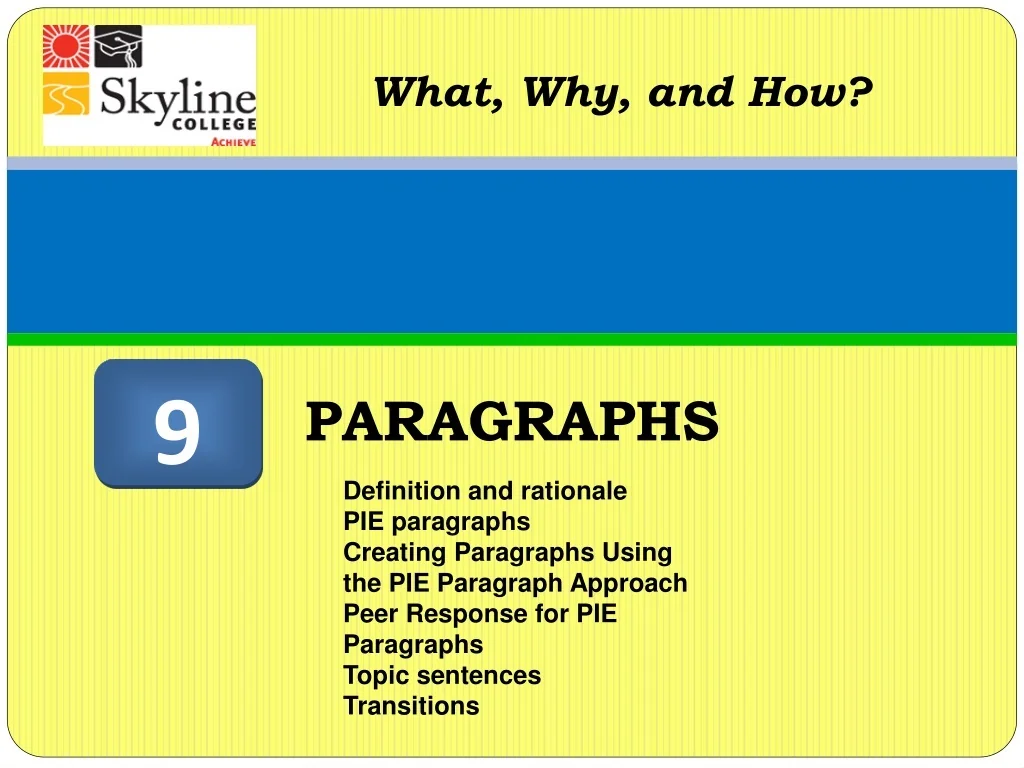 PPT - PARAGRAPHS PowerPoint Presentation, free download - ID:9344744