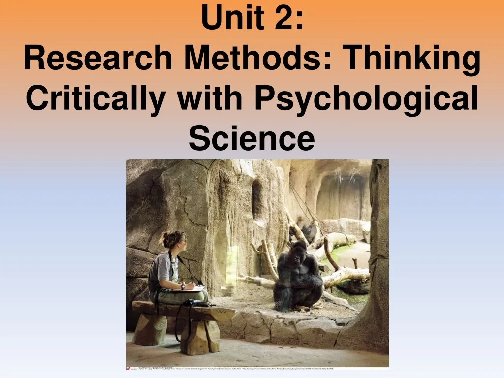 PPT - Unlocking Critical Thinking in Psychological Research PowerPoint ...