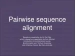 PPT - Pairwise Sequence Alignment PowerPoint Presentation, free ...