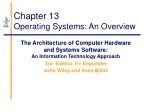 PPT - Chapter 13 Embedded Operating Systems PowerPoint Presentation ...