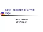 PPT - The Basic Anatomy of a Web Page PowerPoint Presentation, free ...