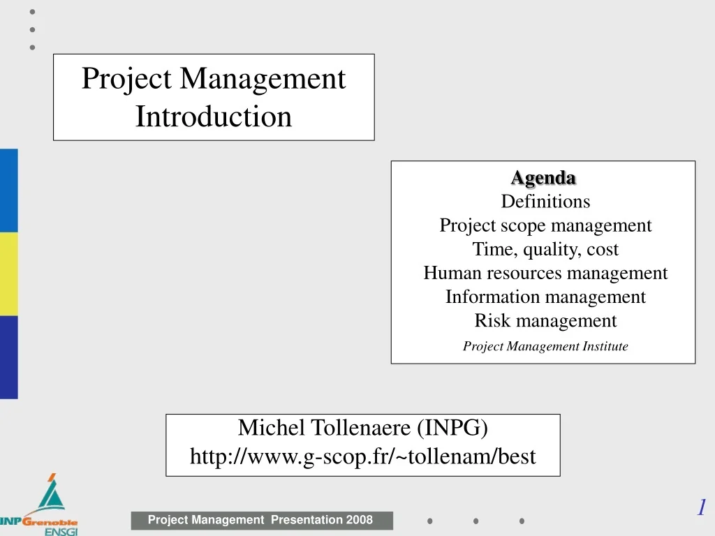 PPT - Comprehensive Introduction to Project Management PowerPoint ...