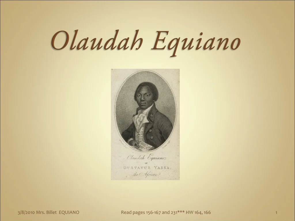 PPT - Olaudah Equiano PowerPoint Presentation, free download - ID:9350217